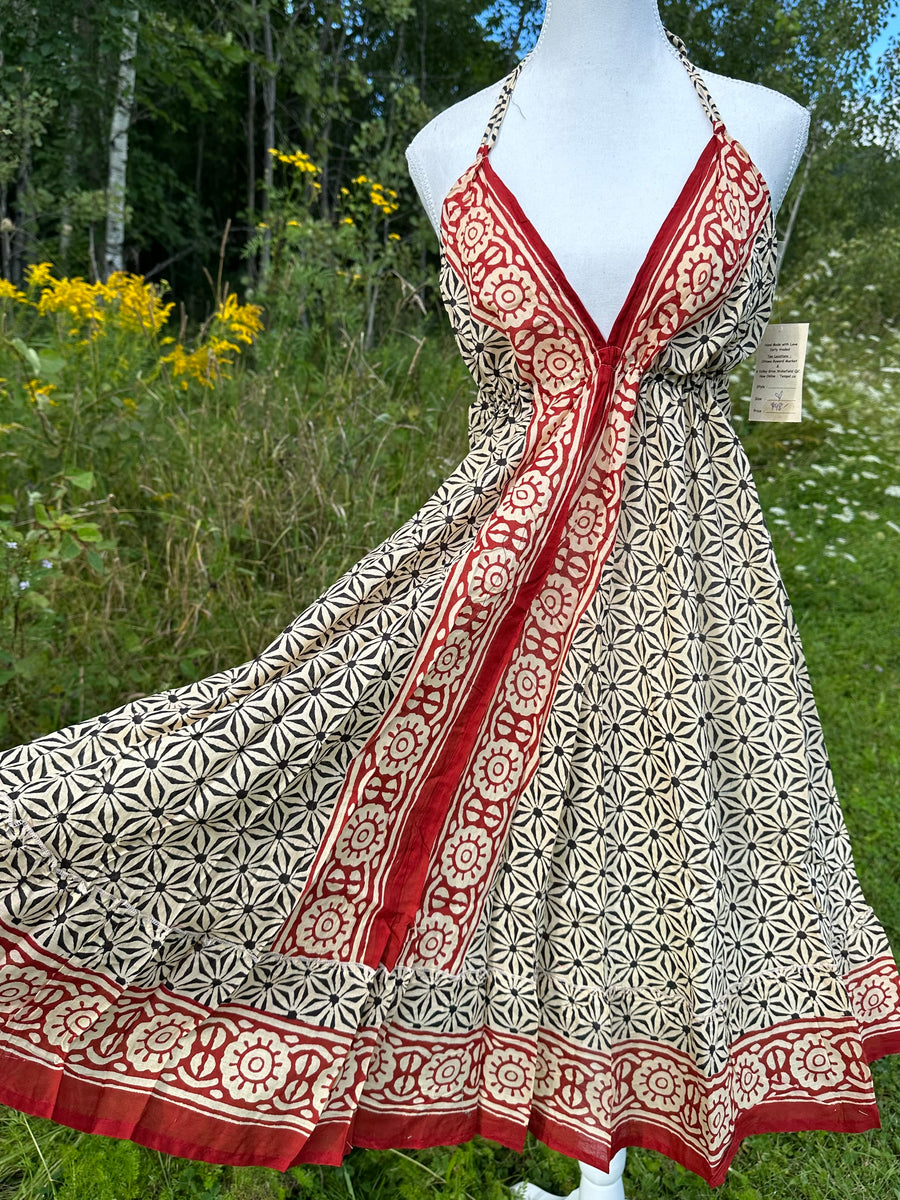Cotton Block print Magic Dress – Tempol