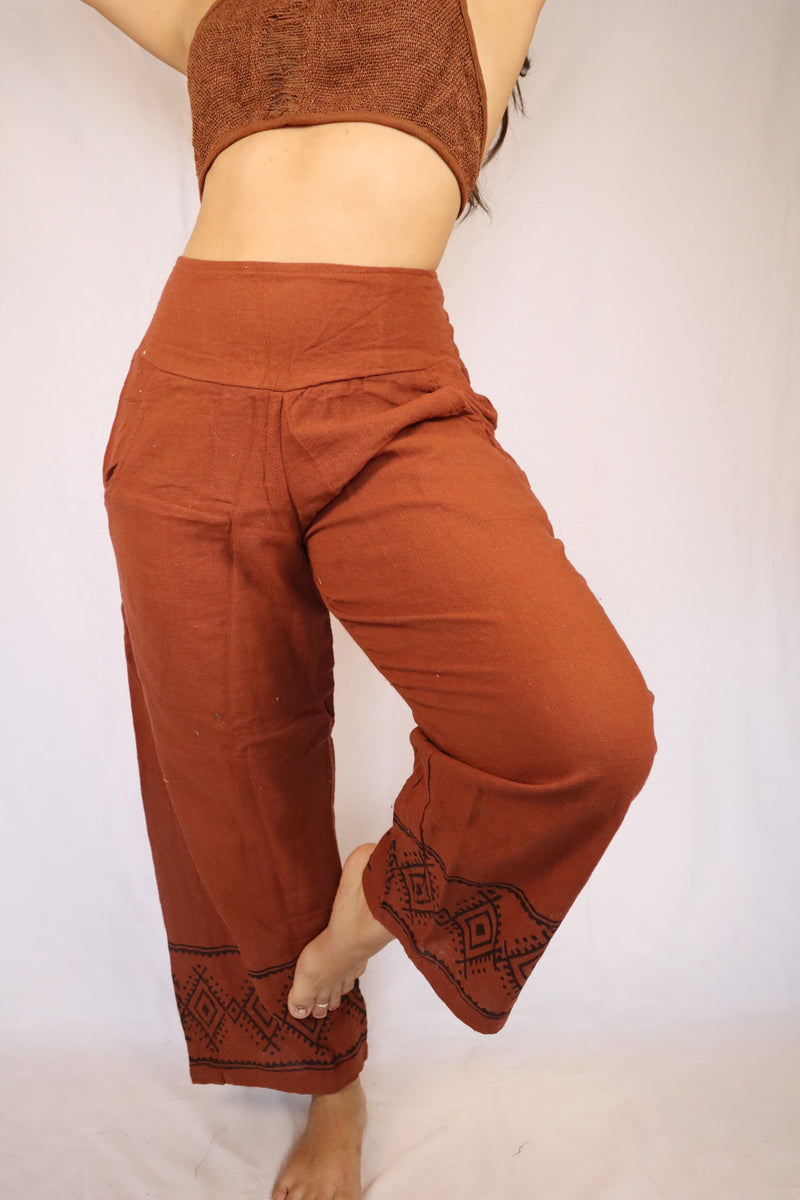 Jute Straight Leg Pants – Tempol